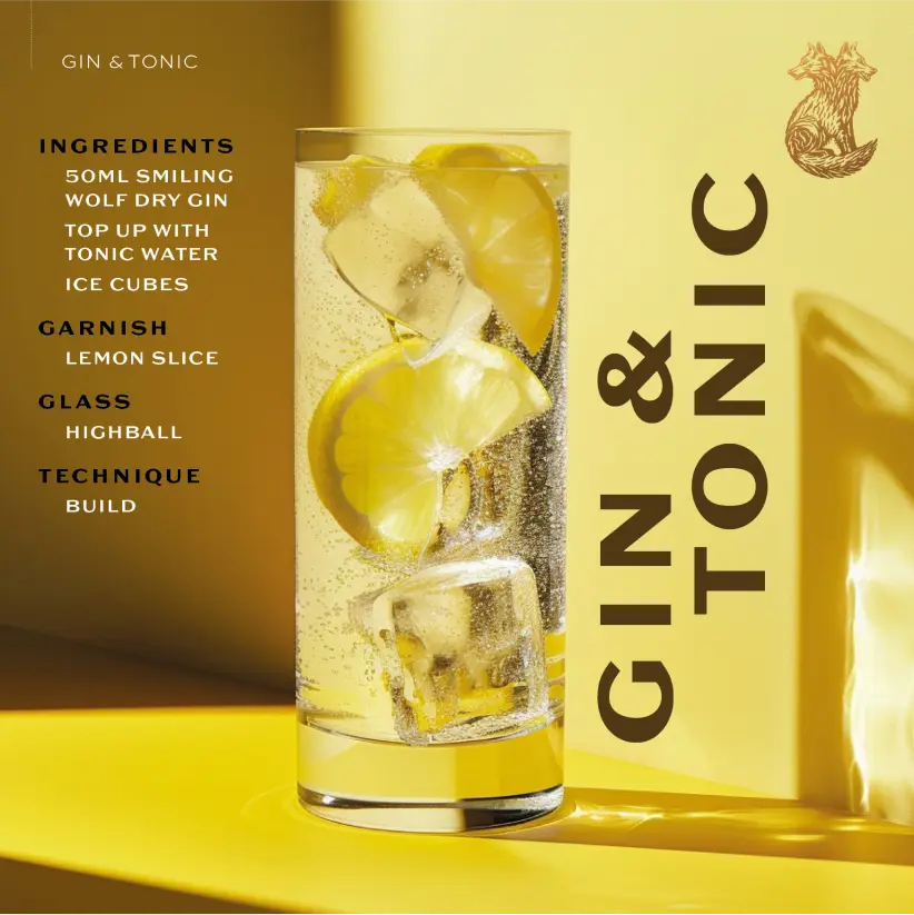 Smiling Wolf | Premium Non Alcoholic - Mood Enhancing Spirits